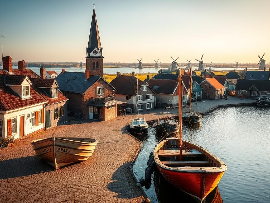 Das Fischerdorf Urk: Geschichte und Charakter (Flevoland)
